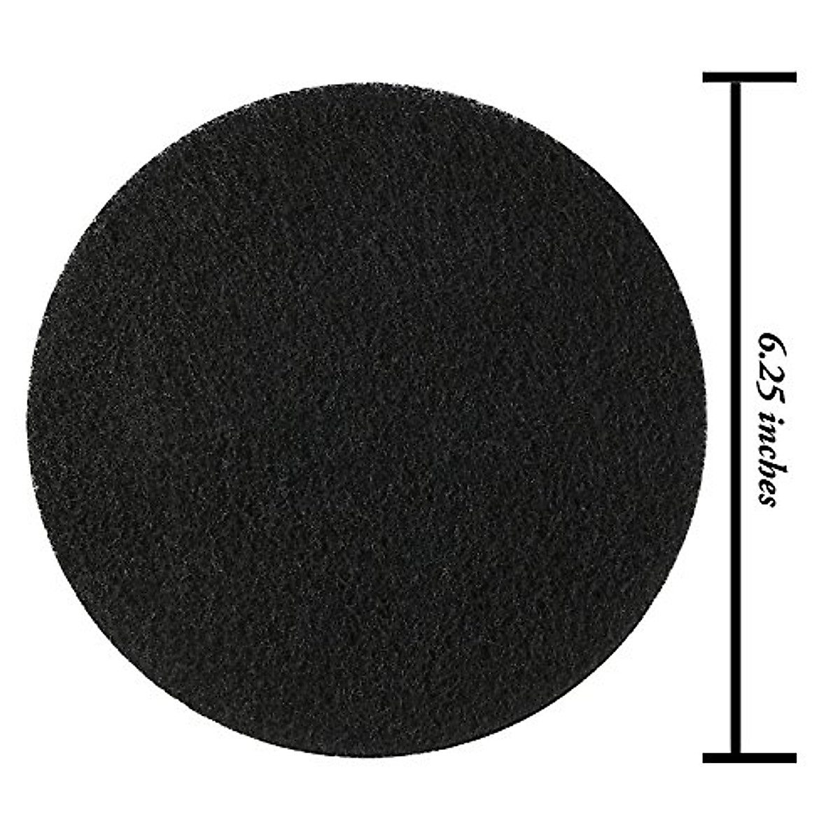 Resinta 6 Pieces Compost Bin Filters Kitchen Activated Carbon Filters Compost Bin Replacement Filters (6.25 Inches)