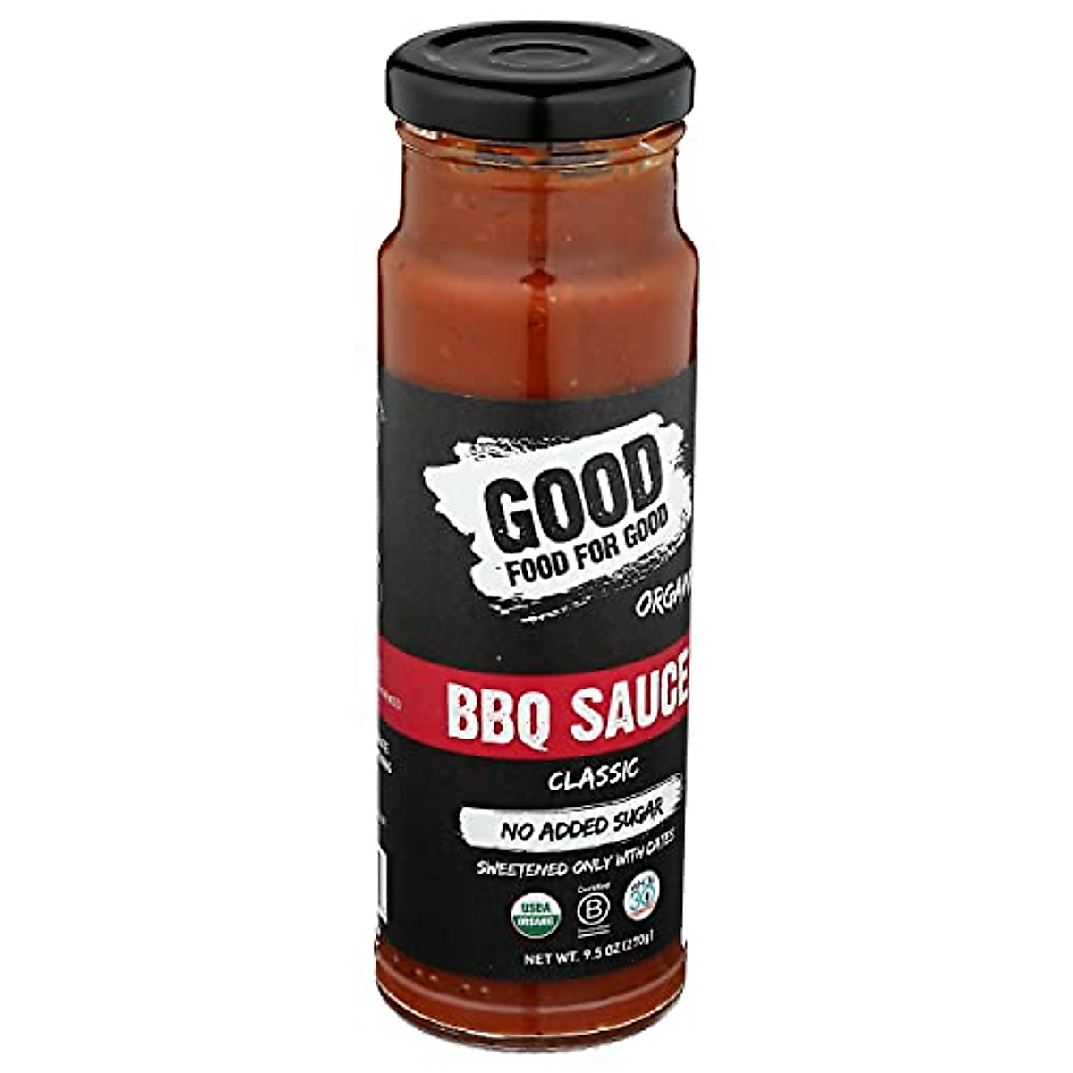 GOOD FOOD FOR GOOD Organic Classic BBQ Sauce, 9.5 OZ