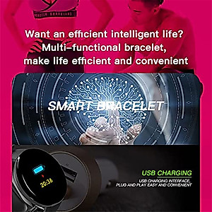 Smart Watch for Enhanced Fitness, Blood Pressure, Blood Oxygen Tracking & Sleep Monitoring - 1.44 Inch Upgraded Screen & Waterproof Design for Men Women - Compatible with Android iOS (Black)