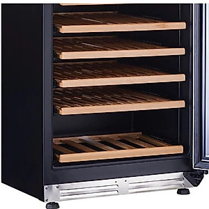 Avanti Products WCF165S3SS Wine Cooler, 165-Bottle, Black