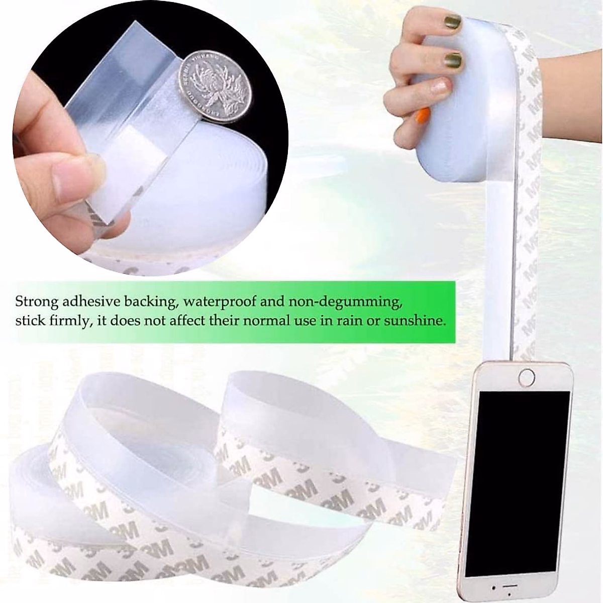 Updated Weather Stripping Door Seal, Door Draft Stopper Silicone Seal Strip for House and Glass Shower Doors for Windows Gaps of Collision and Side, Window Insulation for Winter