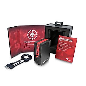 Brook Sniper - Precision Mouse and Keyboard Converter, to Play FPS Games Without a Controller, FPS Game Converter for PS4, PS3, Xb One, and Switch. for Splatoon 3, FPS Gaming Converter
