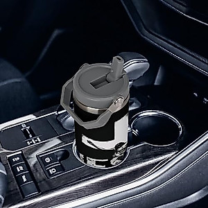 Jesus Saved My Life Crucifixion 30 OZ Insulated Tumblers with Handle And Straw Leakproof Vacuum Insulated Stainless Steel Water Bottle for Car Fishing Travel