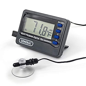 General Tools AQ150 In and Out Aquarium Thermometer with Waterproof Probe