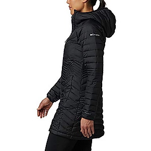 Columbia Women’s Powder Lite Mid Jacket, Winter, Water Repellent Black, X-Large