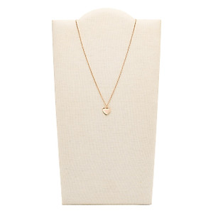 Fossil Women's Engravable Necklace, Color: Rose Gold (Model: JF03021791)