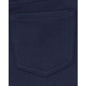 The Children's Place girls Uniform Ponte Knit Pull on Jeggings Jeans, Tidal Single, 6 US