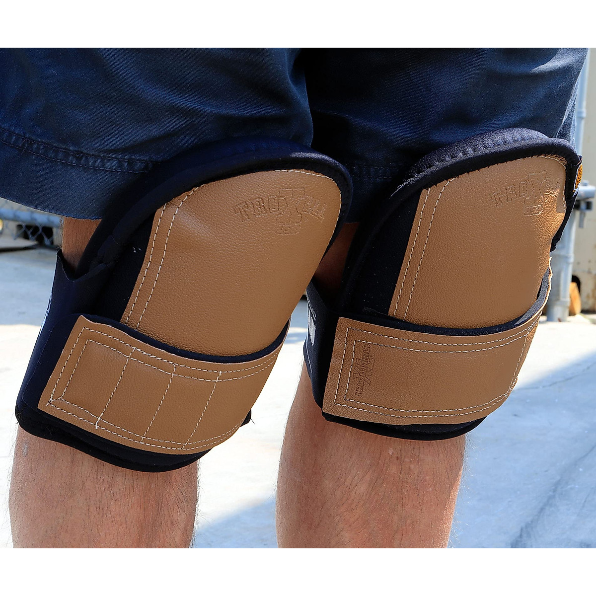 Troxell USA - SuperSoft LeatherHead Kneepads (Large Size/Bagged in Pairs)