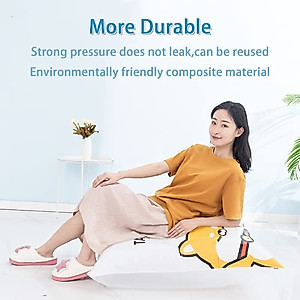 Cartoon dog-shaped vacuum compression bag, storage bag, strong and durable, release 80% of storage space, suitable for travel, moving, family storage use. (Large)