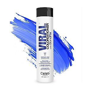 Celeb Luxury Intense Color Depositing Colorconditioner Conditioner + BondFix Bond Rebuilder, Vegan, Sustainably Sourced Plant-Based, Semi-Permanent, Viral and Gem Lites Colorconditioners