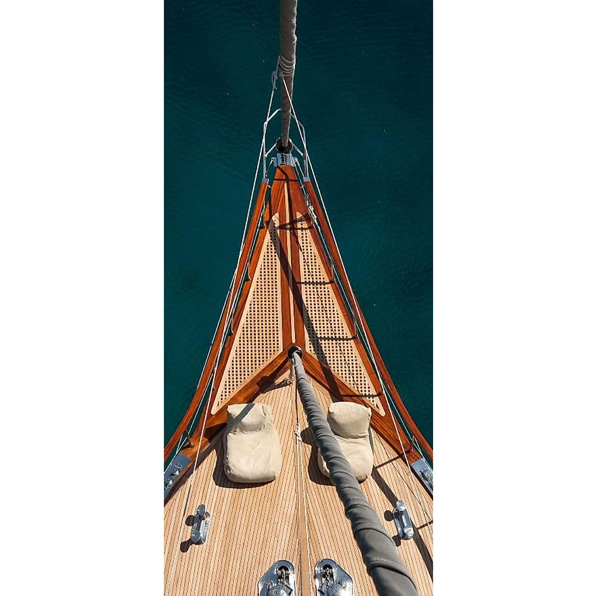 AquaTeak The Original 18" Grate Teak Shower Bench with Shelf