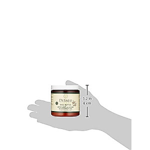 Desalu Naturals Pure Unrefined Shea Butter with Avocado Oil, Almond Oil & Coconut Oil - 100% Natural African Shea Butter for Skin - Safe for All Skin Types.