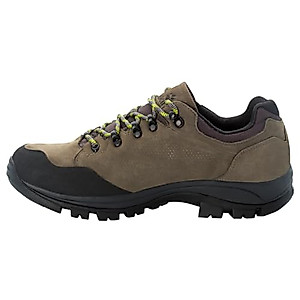 Jack Wolfskin Men's Rebellion Texapore Low M Hiking Shoe, Khaki/Phantom, 8