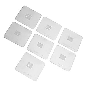 BGA Reballing Stencil, Easy to Operate Stainless Steel Phone Tin Planting Set for Mobile Phone for Qualcomm 7 Pieces