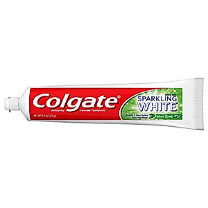 Colgate Sparkling White Whitening Toothpaste, Mint - 8 ounce (6 Pack)