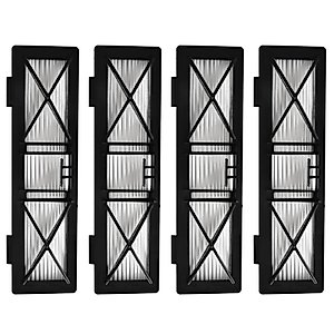KingBra 4Pcs Replacement HEPA Filters Vacuum Cleaner Parts Compatible with Neato Botvac D & Connected Series D7 D80 D85 D3 D75 D5 70e 75 80 85