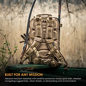 HAZARD 4 Second Front: Rotatable Backpack - Black