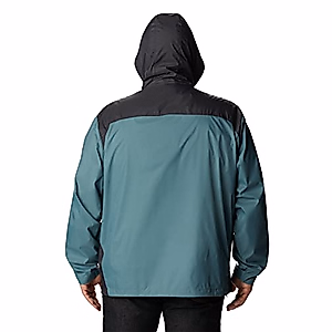 Columbia Men's Glennaker Lake Rain Jacket, Metal/Shark, Medium