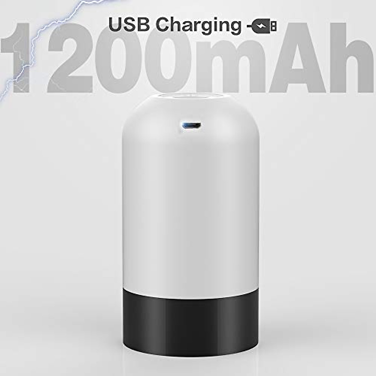 Water Dispenser 5 Gallon,MIKOSI Water Jug Dispenser Universal Electric Water Bottle Dispenser, Water Pump For 5 Gallon Bottle With 2 Silicone