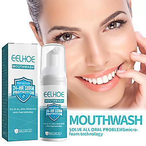 3Pcs Teeth Mouthwash Toothpaste Foam,Stain Removal Teeth Whitening,Oral Care,Fresh Breath Deep Cleaning.