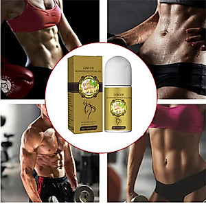 Pacx Gynecomastia Firming Ginger Roller, Gynecomastia Tightening Ginger Cream, Natural Tightening Ginger Cream Make Chest Shape Tough and Strong, Effectively Shrinks Men Chest Tightening (3pc)