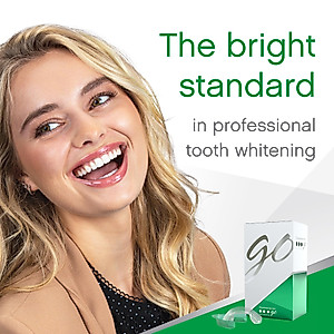 Opalescence Go 15- Prefilled Teeth Whitening Trays - 15% Hydrogen Peroxide - (10 Treatments) Made by Ultradent Products. Teeth Whitening Kit -Mint - 5194-1