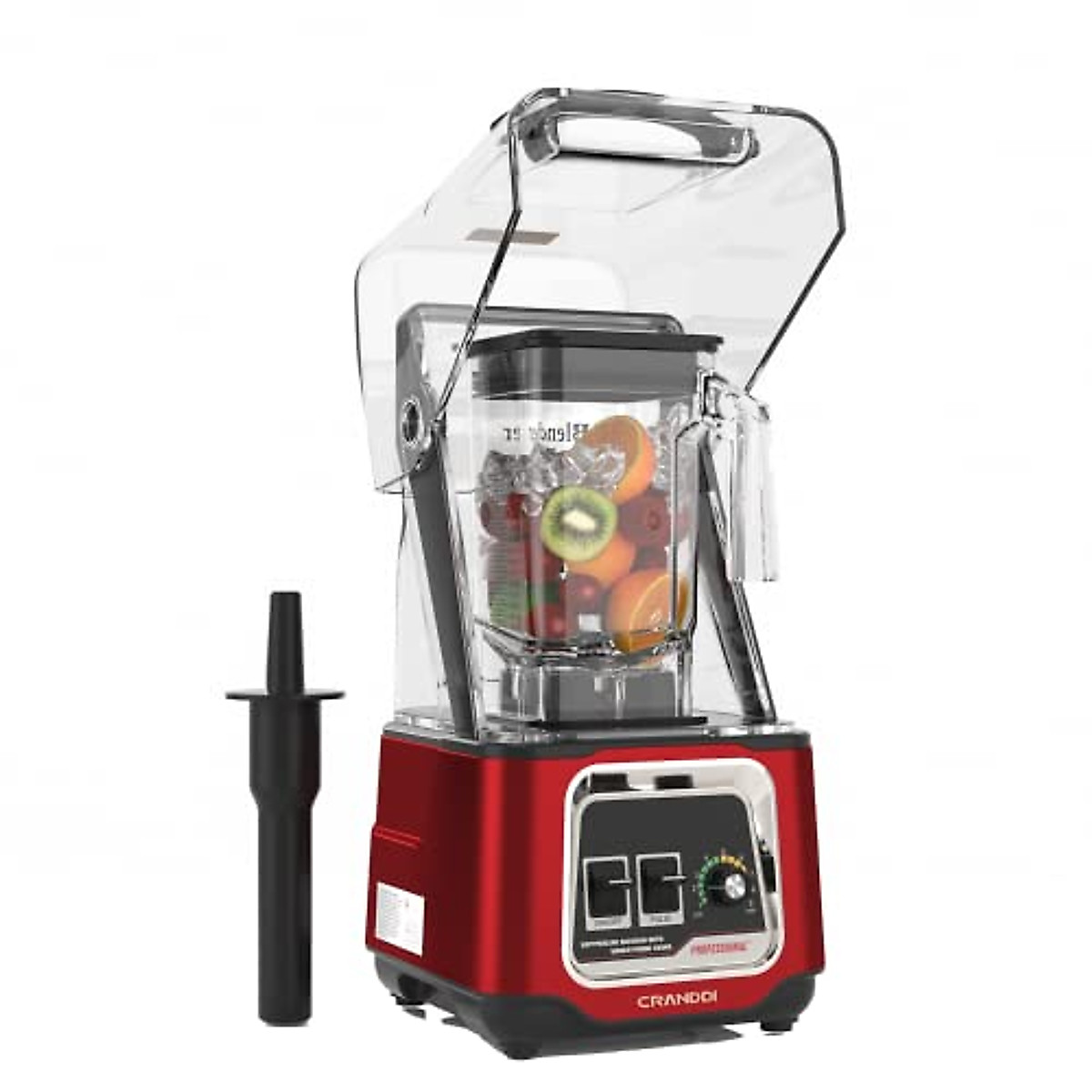CRANDDI Quiet Smoothie Blender & K80 Tamper