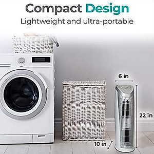 Alen T500 Air Purifier, Quiet Air Flow for Large Rooms, 500 SqFt, Portable Air Cleaner for Allergens, Dust, Pollen, Pet Dander, in White