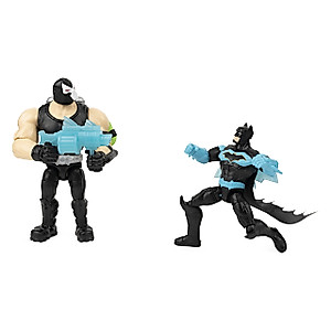 DC Comics Batman Moto-Tank Vehicle with 4-inch Bane Action Figure and Exclusive Batman Action Figure, Kids Toys for Boys
