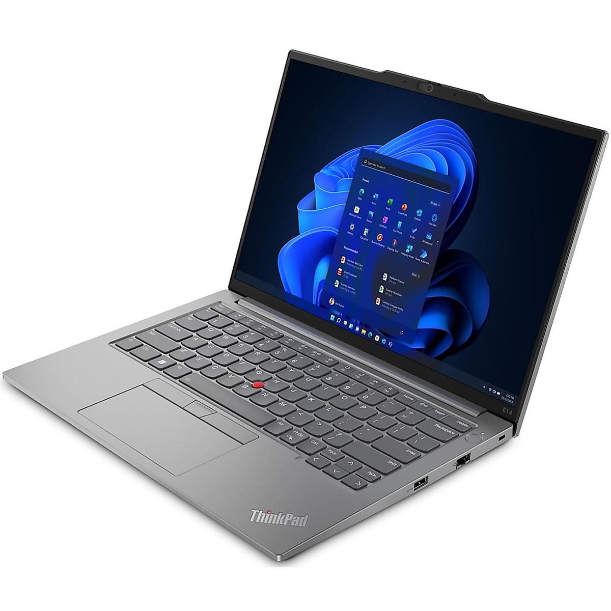 Lenovo ThinkPad E14 Business Laptop 14.0" FHD IPS Display (AMD Ryzen 5 7530U 6-Core, 16GB RAM, 512GB PCIe SSD, AMD Radeon, Backlit Keyboard, FP Reader, WiFi 6, Webcam, Win 10 Pro) with Hub