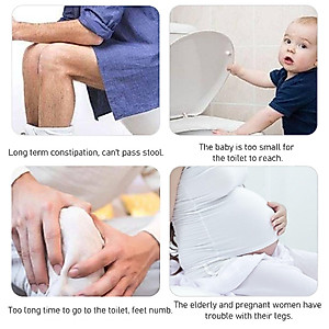 Zudoo Foldable Toilet Potty Stool, Easy to Storage Poop Foot Stool Anti Slip Comfortable Angle for Travel (Green)