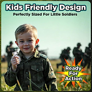 Liberty Imports 4 Pack Kids Toy Military Army Pretend Play Plastic Hand Grenades with Realistic Sound Effects