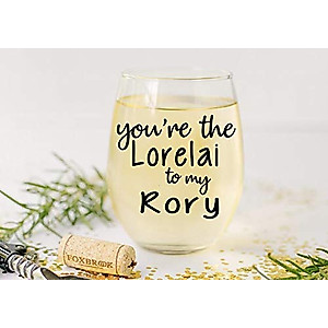 Gilmore Girls Wine Glass Gilmore Girls Rory Gilmore Lorelai Gilmore Funny Gilmore girls glass Gilmore gilrs Friends gift set