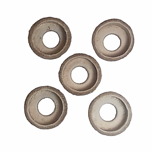 Five (5) Hand Made Leather Pump Cups fits Coleman lanterns and stoves