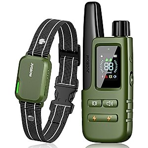 Jugbow Dog Shock Collar - 3300FT Dog Training Collar with Remote Innovative IPX7 Waterproof with 4 Training Modes, Rechargeable E-Collar for All Breeds