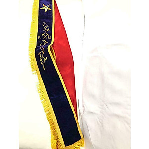 Ayaan Products OES PAST MATRON SASH WITH GAVELS, OES SASHES (STYLE B)