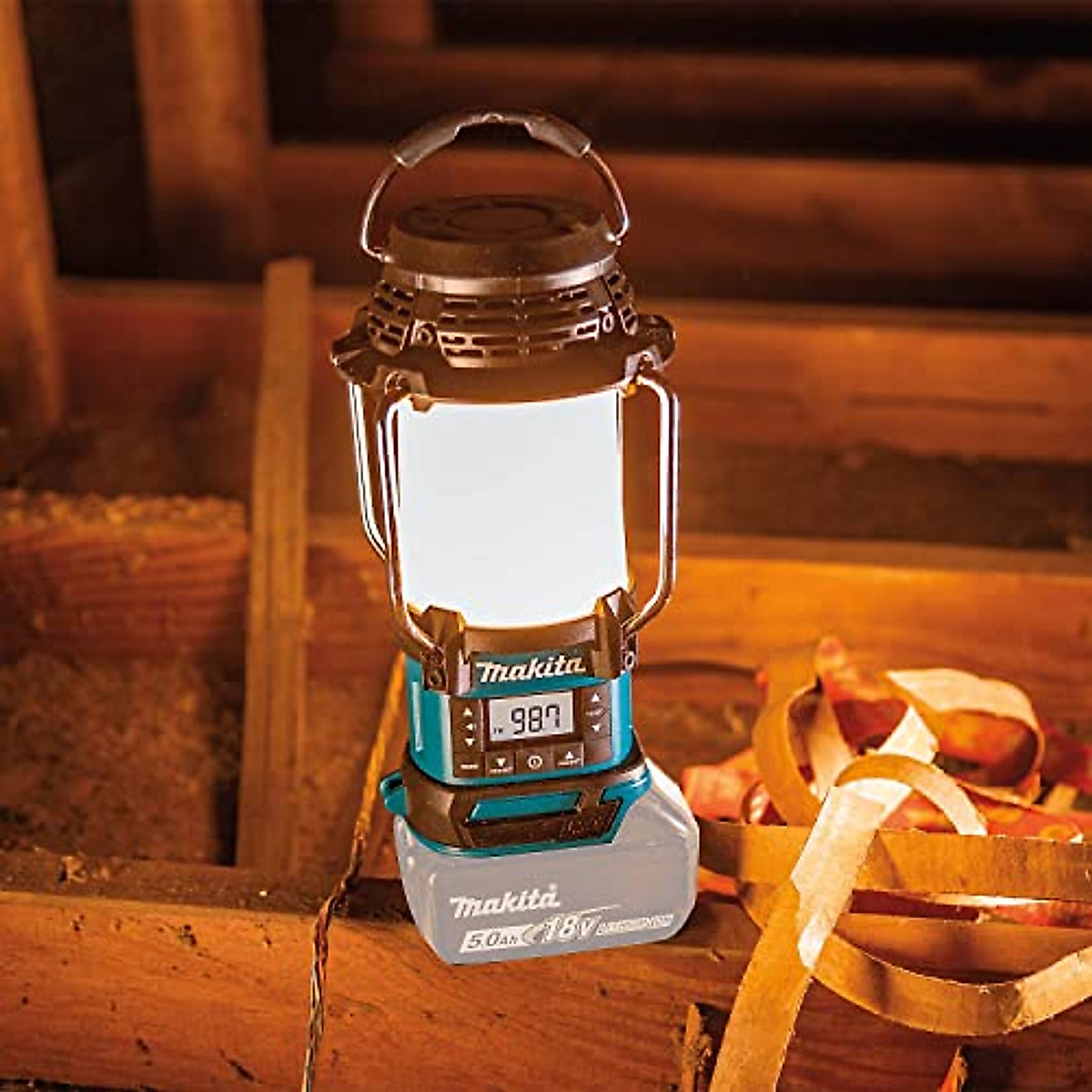 Makita XRM12 18V LXT® Lithium-Ion Cordless Lantern with Radio, Tool Only