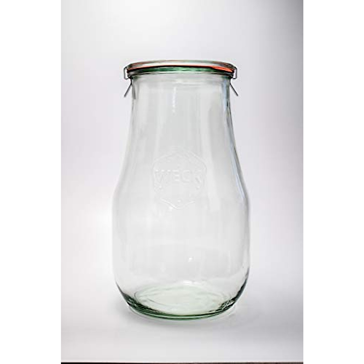 Weck Jars - Weck Tulip Jars 2.5 Liter - Sour Dough Starter Jars - Large Glass Jars for Sourdough - Starter Jar with Glass Lid - Tulip Jar with Wide Mouth - Suitable for Canning and Storage - 1 Jar