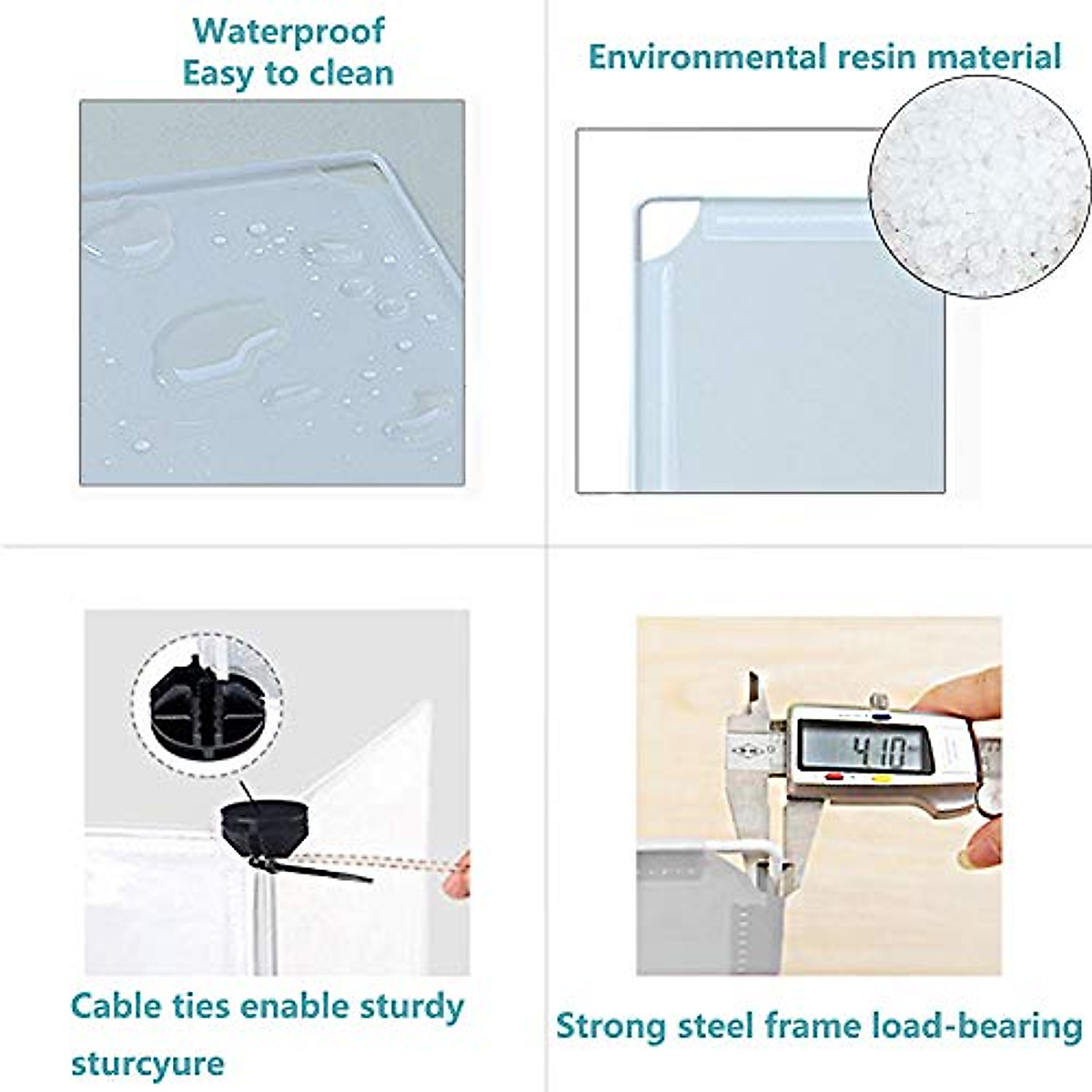 Hamster Playpen Plastic, Rabbit Fence Indoor Small Animal Cage Exercise Pen Transparent Playpen for Puppy Guinea Pigs Bunny Chinchilla Gerbils Hedgehogs Rats (12 Panels/Size:13.78 X 13.78 inches)