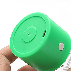 OZUAZ Lid Electric Plastic Grinder Herb Grinder, Blades Updated Spice Grinder, Electric Rechargeable Grinder with Transparent Chamber, High-efficiency, Portable and Waterproof coffee Grinder(Black)