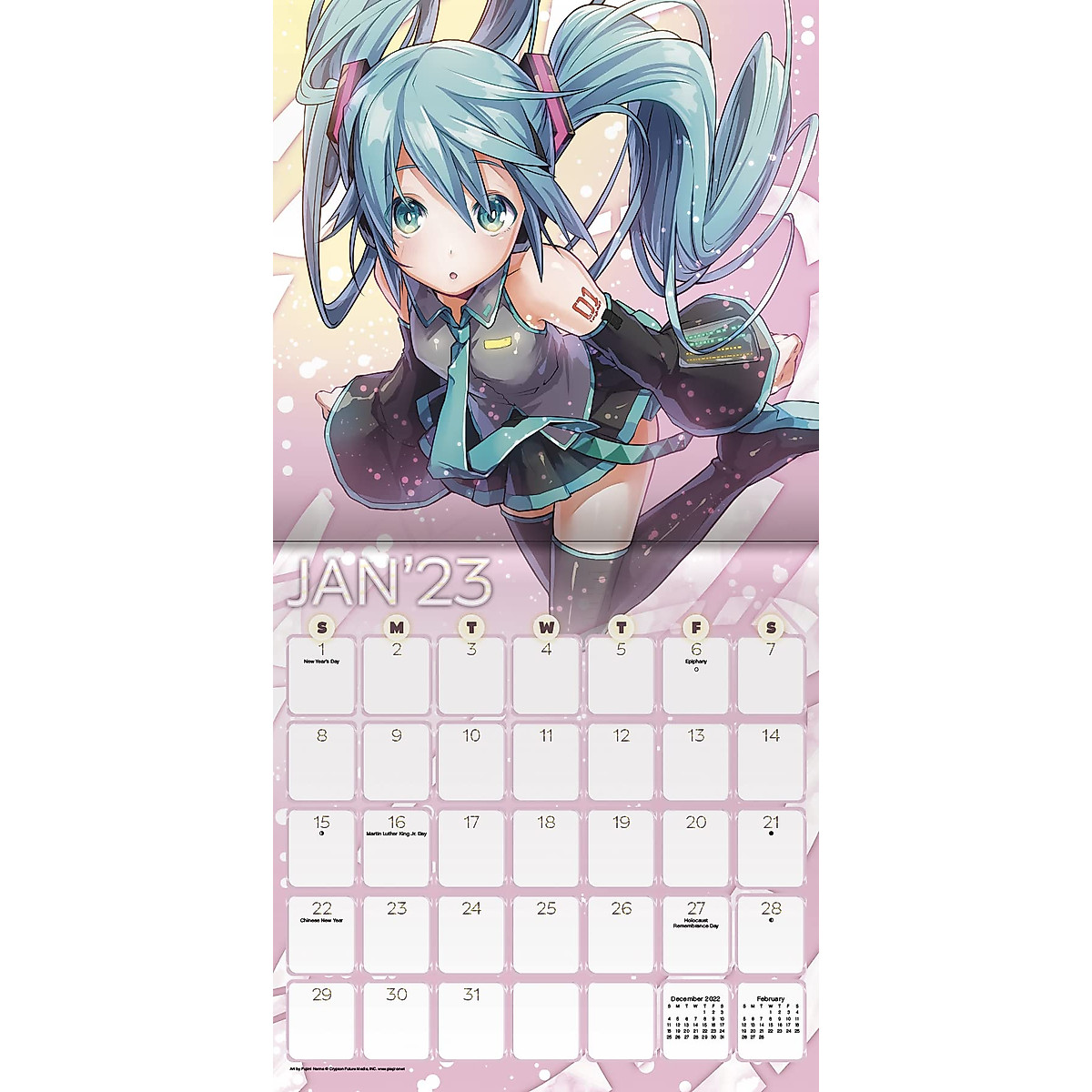 2023 Hatsune Miku Wall Calendar