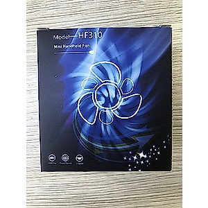 HandFan 2023 Upgraded 5200mAh Portable Handheld Fan Rechargeable Battery Operated, Small Personal Fan, Foldable Mini Desk Fan, Cooling Electric Fan for Travel, Outdoors, Indoors