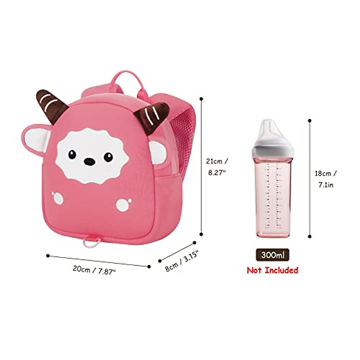 BEBOAN Baby Nylon Headbands for Girls Safety Leash Chest Strap Hair Accessories for Toddler 1,2,3 Year Old