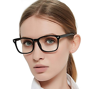 MARE AZZURO Blue Light Blocking Reading Glasses Women Computer Readers 0 1.0 1.25 1.5 1.75 2.0 2.25 2.5 2.75 3.0 3.5 4.0 5.0 6.0 (Black, 1.75)