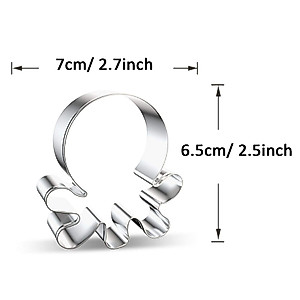 WJSYSHOP Octopus Cookie Cutter - B