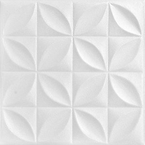 A La Maison Ceilings R103 Perceptions Foam Glue-up Ceiling Tile (256 sq. ft./Covers), Pack of 96, Plain White