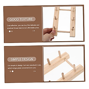 Spool Stand Storage Stand for Spool Thread Holder Solid Sewing Thread Rack Household Spool Holder Home Spool Holder Spool Organizer Embroidery Thread Storage Stand Knitting Tool