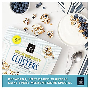 Member's Mark Lemon Blueberry Drizzled Granola Clusters (24 Ounce), 1.5 Pound (Pack of 1)