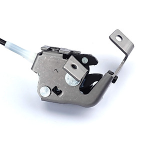 Dasbecan Car Rear Left Driver Side Door Lock Latch & Cable Assembly Compatible with Ford F250 F350 F450 F550 Super Duty 1999-2007 Replace# 6C3Z-28264A01-A