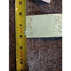 8' x 10' Gray Contemporary Rug Raised Wool and Silk Pile Handmade India #F-5659